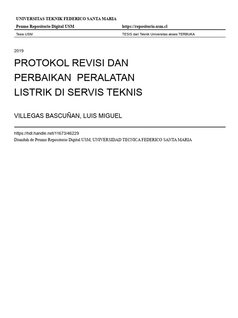 Perbaikan Alat | PDF