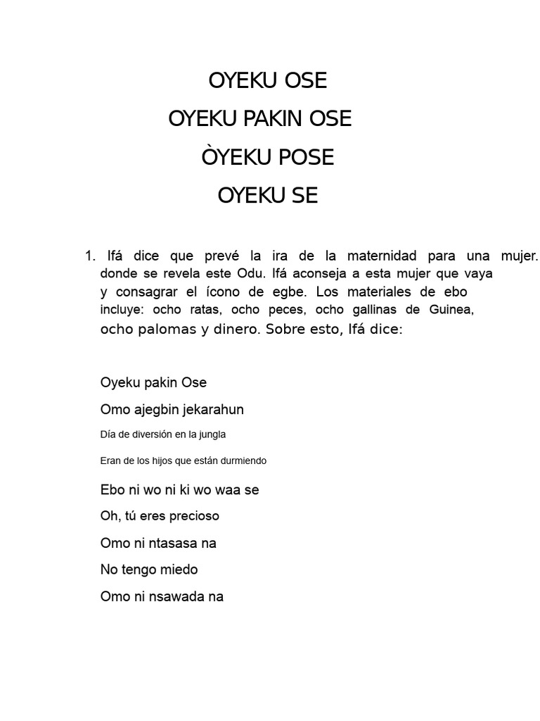 045si - Oyeku Ose | PDF