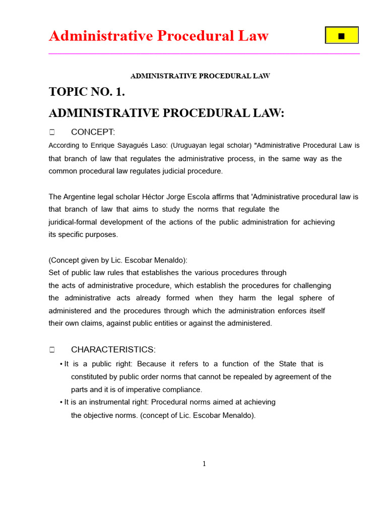 Administrative Procedural Law (Complete) | PDF | Lawsuit ...