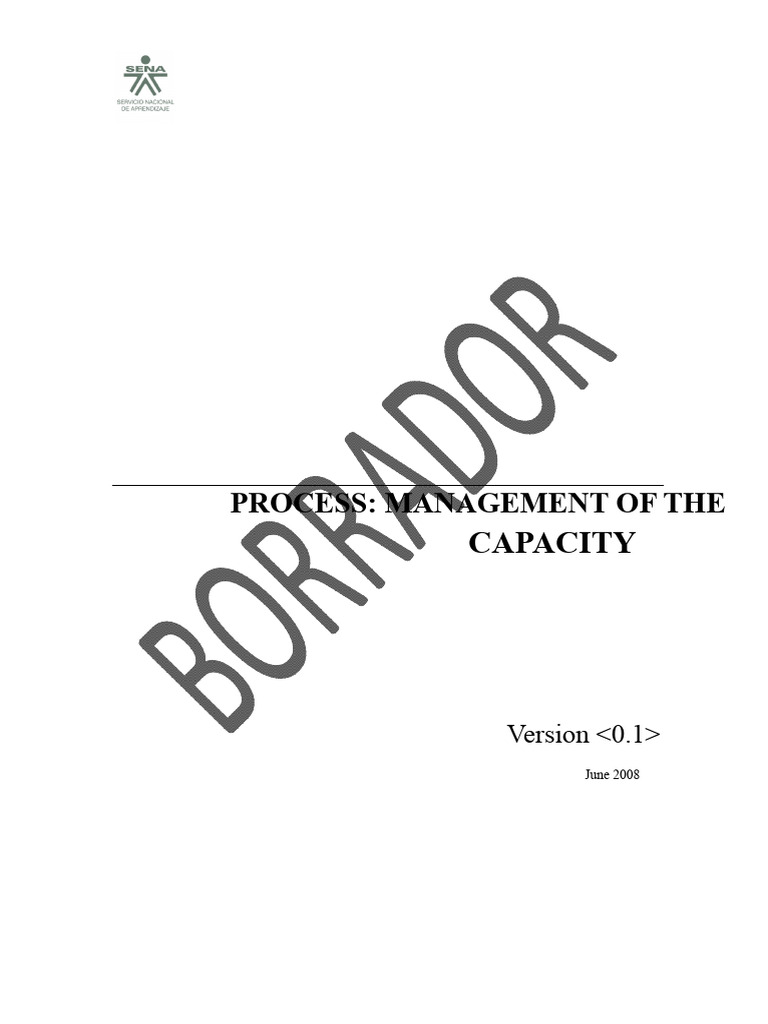 Capacity Management | PDF | Service Level Agreement | Information And ...