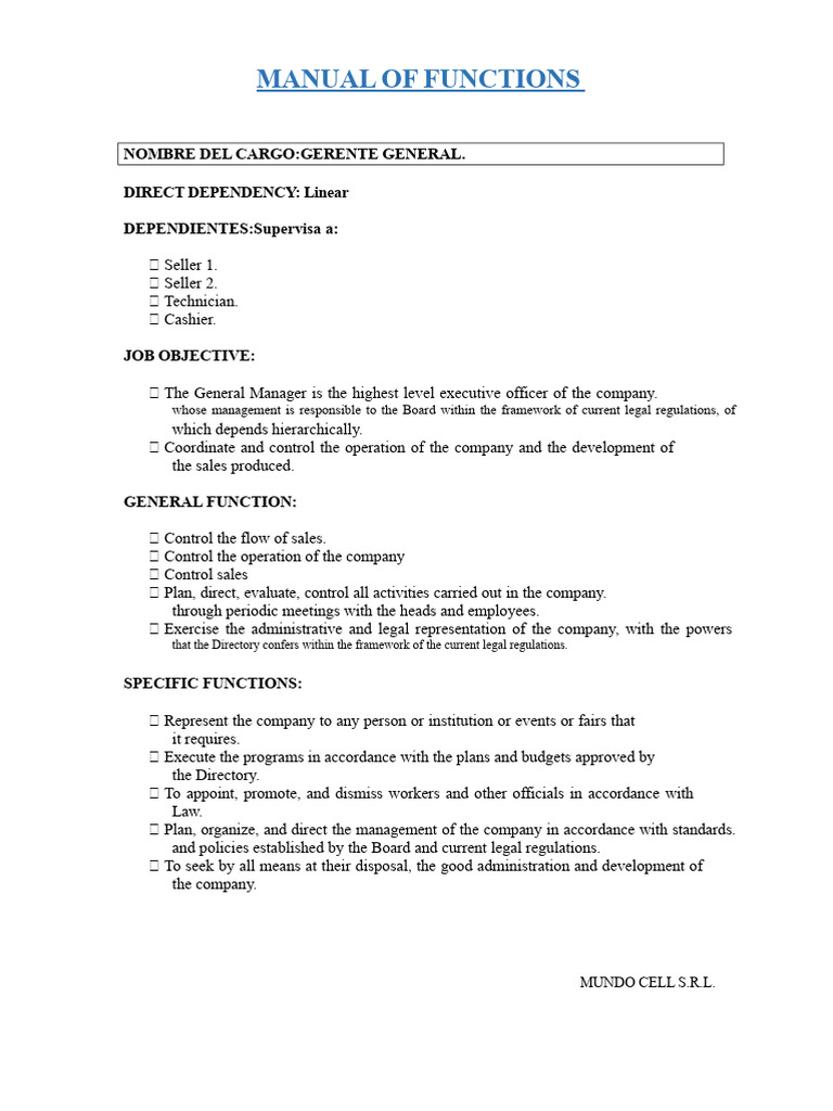 Functions Manual | PDF | Accounting | Sales