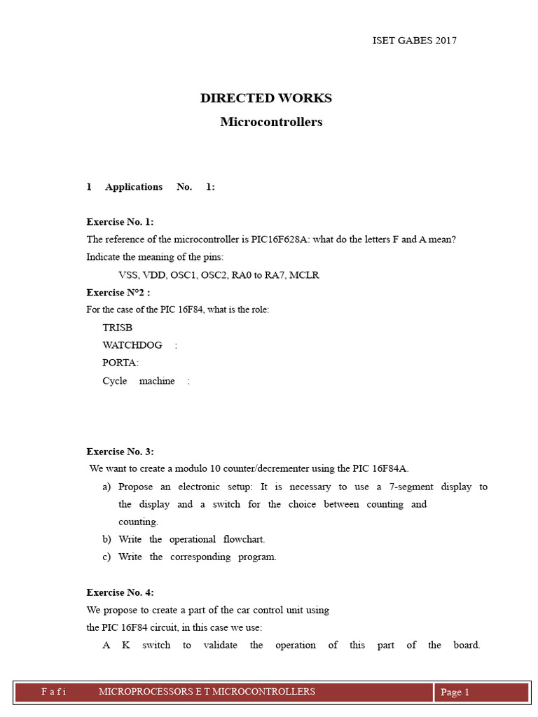 Microcontroller | PDF | Microcontroller | Electronic Engineering