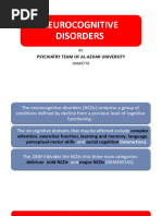 DSM-5-TR Neurocognitive Disorders Guide | PDF | Dementia | Neuroscience