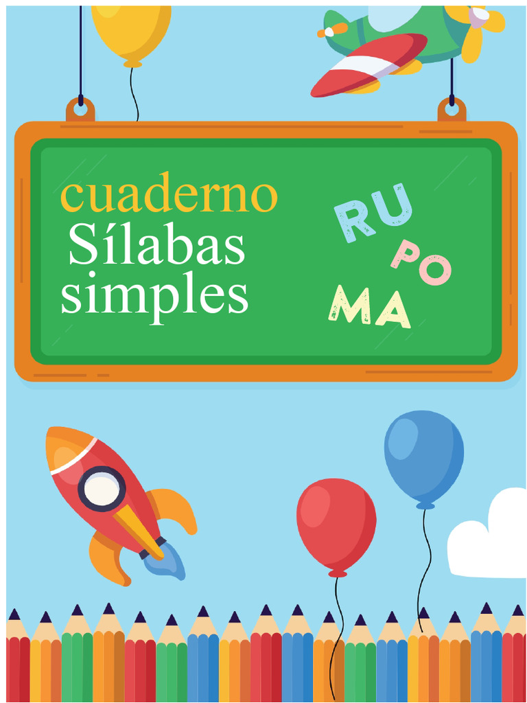 Sílabas Simples | PDF | Sílaba | Consonante