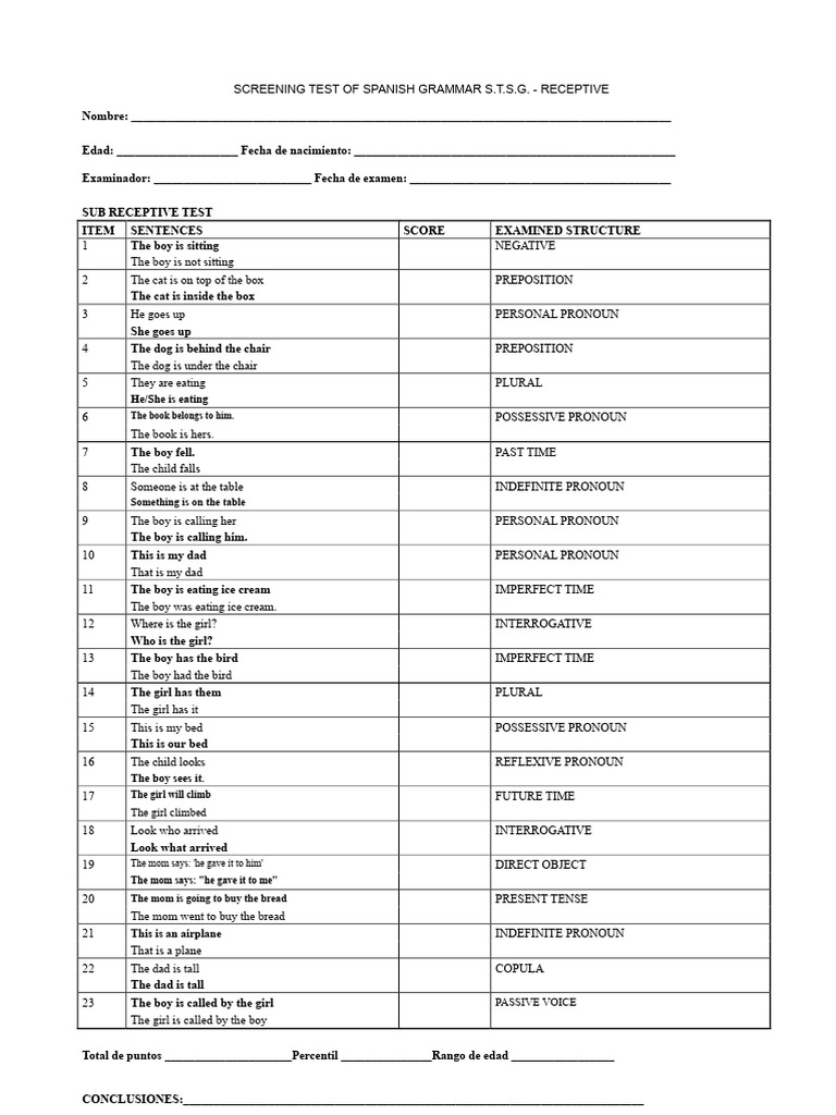 Receptive STSG Office | PDF | Pronoun | Languages
