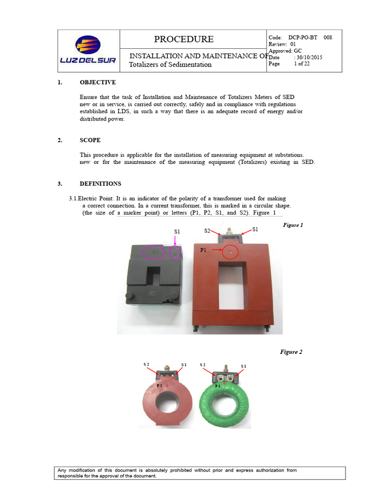 Installation and Maintenance of Totalizing Meters - Rev3 | PDF ...