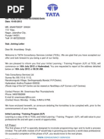 TCS Offer Letter and Compensation Details | PDF | Career & Growth ...