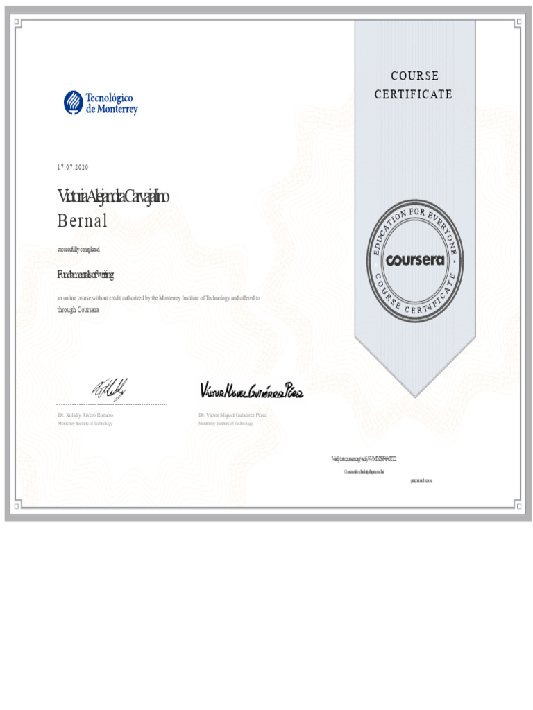 Fundamentals of Writing | PDF