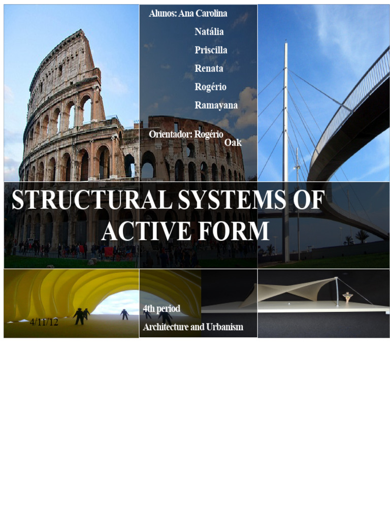 Active Form Structural Systems Overview | PDF | Vault (Architecture)