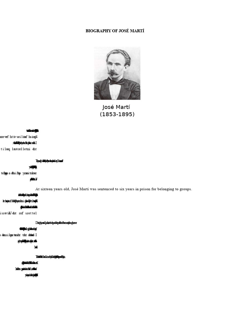 José Martí: Life and Literary Legacy | PDF | Cuba | Politics Of Cuba