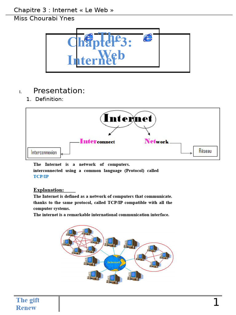 Computer Course: Internet - 7th Year of Basic Education | PDF | Internet | Computer Network