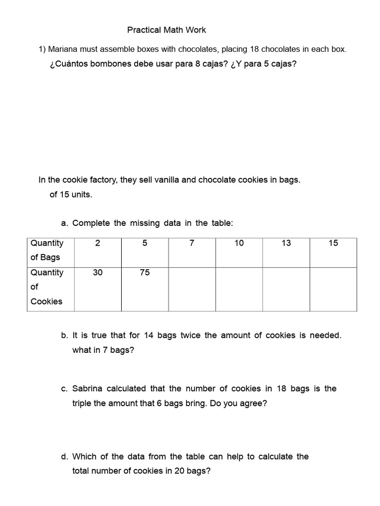 Exercises On Direct Proportionality | PDF