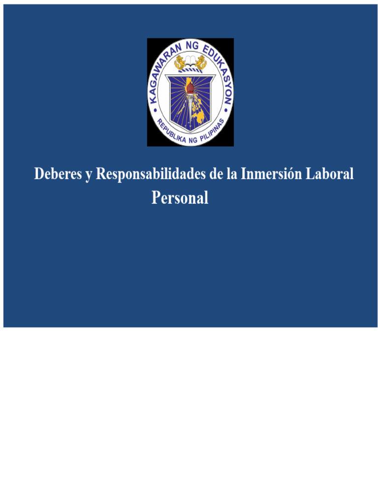 Deberes y Responsabilidades | PDF | Escuelas | Aprendizaje