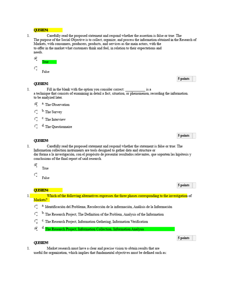 Questionnaire | PDF | Sampling (Statistics) | Information
