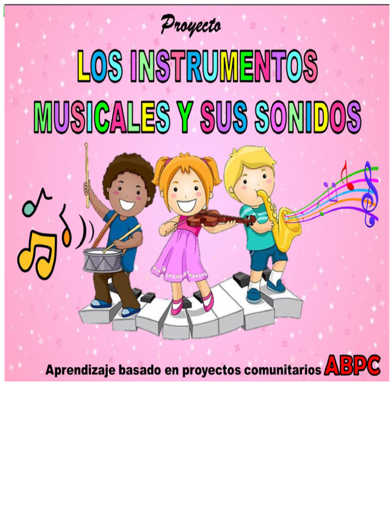 Musical Instruments Project for Preschool | PDF | Experience | Crossword