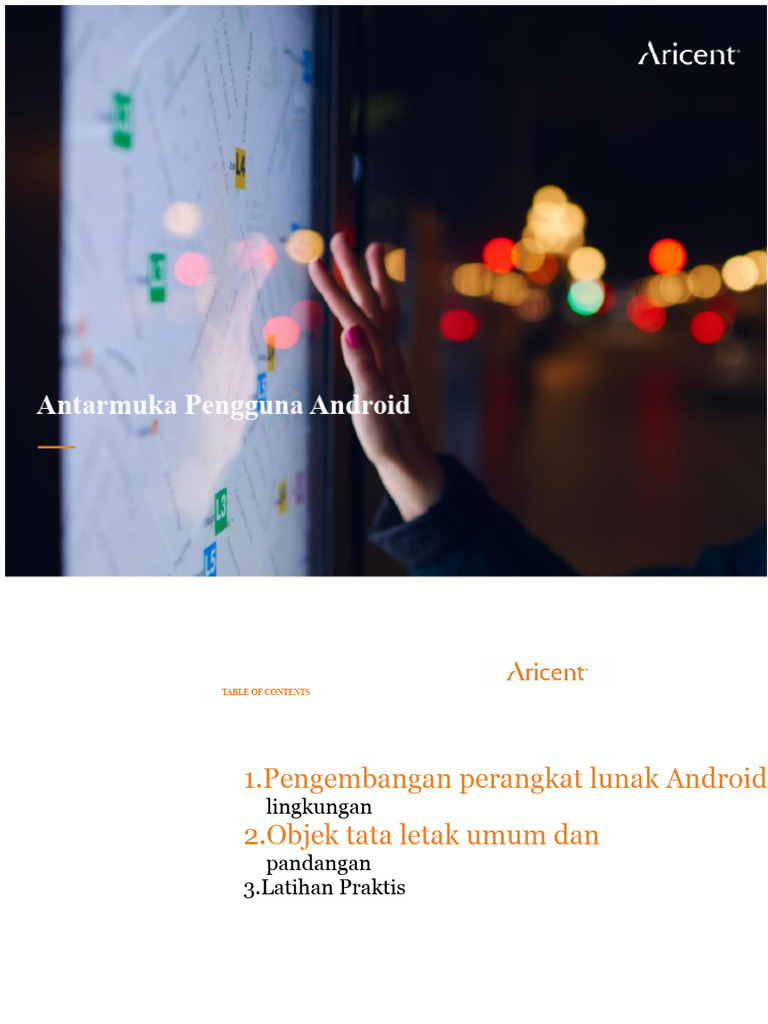 Antarmuka Pengguna Android_PPT | PDF