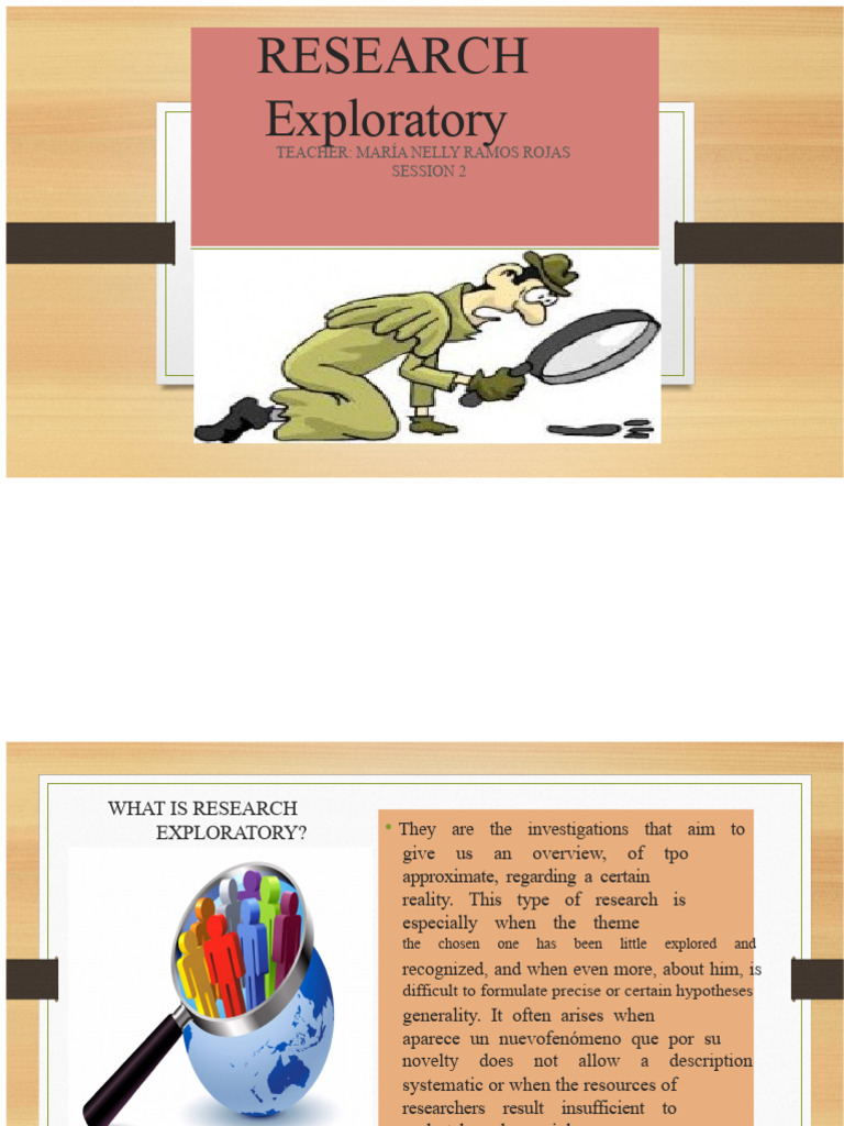 EXPLORATORY RESEARCH | PDF | Data | Qualitative Research