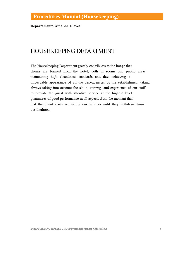 -Key-Master-Manual.pdf | PDF | Housekeeping | Bed