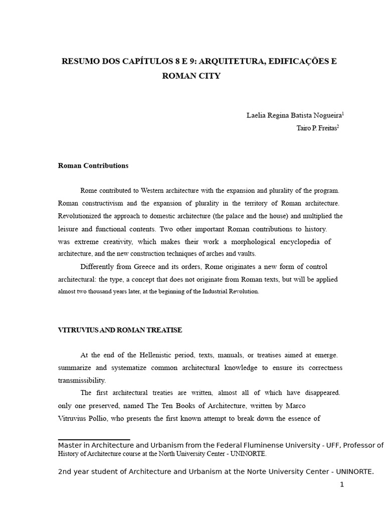 Summary of Chapter 8 and 9 - Introduction To The History of ...