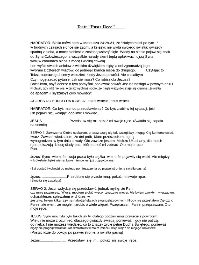 Puste Ręce | PDF