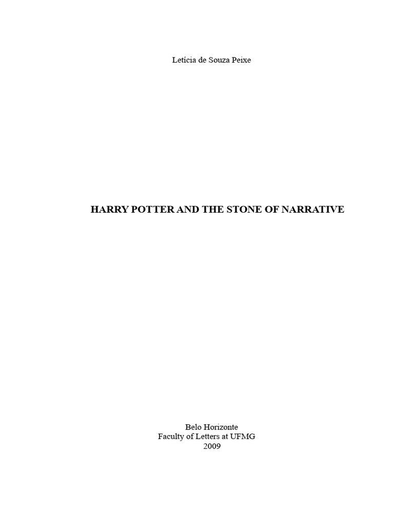 Harry Potter and the Philosopher's Stone | PDF | Narrative | J. K. Rowling
