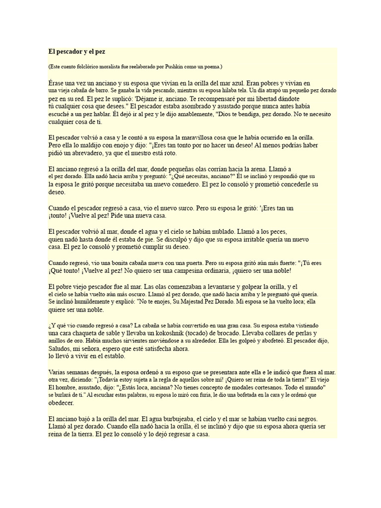 Pescador y Un Pez | PDF | Pescado | Dios