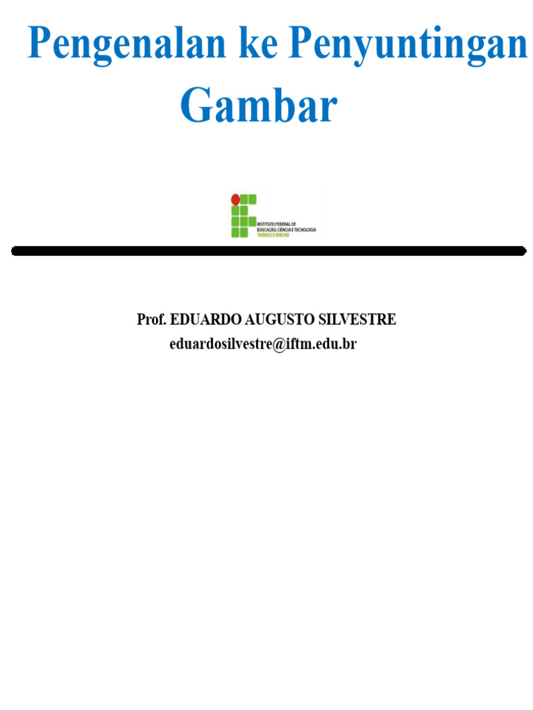 Pengantar Pengeditan Gambar.pdf | PDF