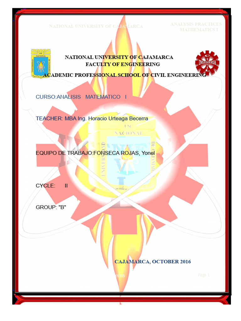 Solution to 1st Exam of Analysis I | PDF | Tangent | Differential Geometry