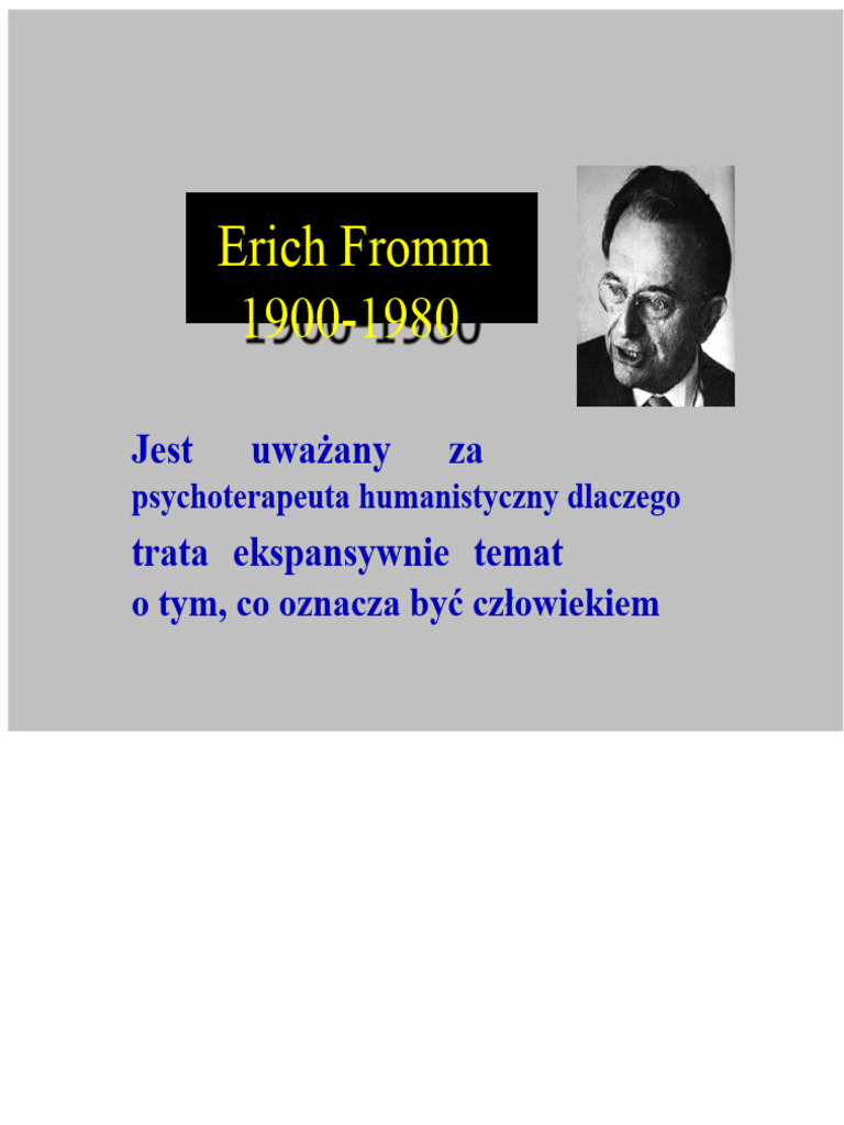 Erich Fromm | PDF