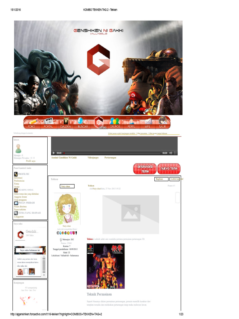 Combo Tekken Tag 2 - Tekken | PDF