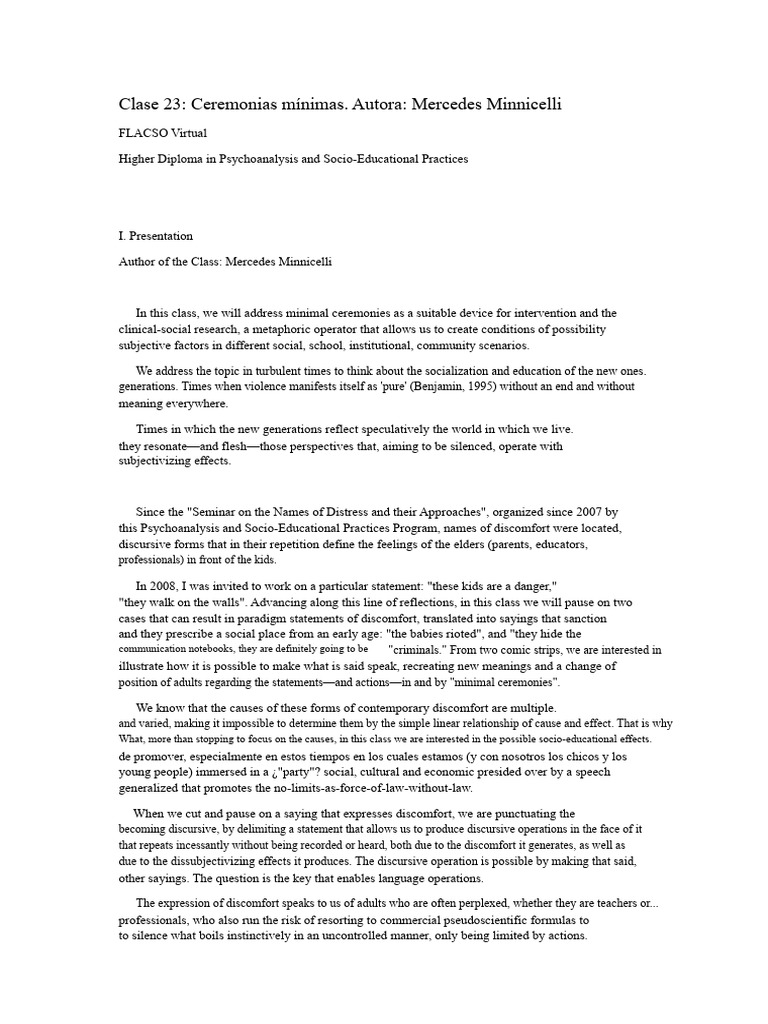 MINIMAL CEREMONIES Minicelli | PDF | Rituals | Sacrifice