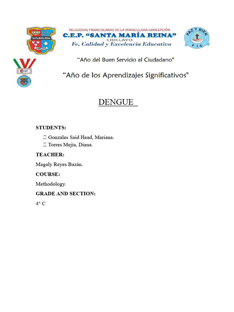 Essay About Dengue | PDF | Mosquito | Aedes Aegypti