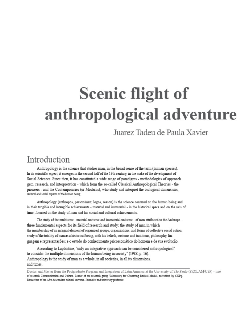 anthropology.pdf | PDF | Anthropology | Sociology