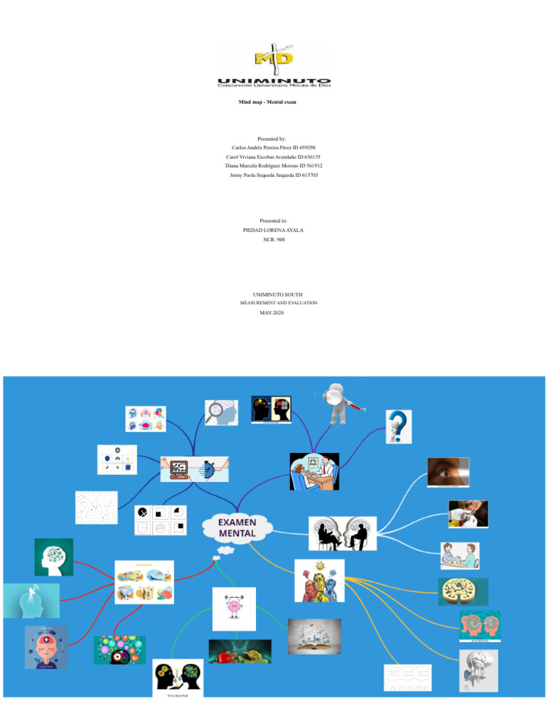MENTAL EXAM _ Mind Map | PDF