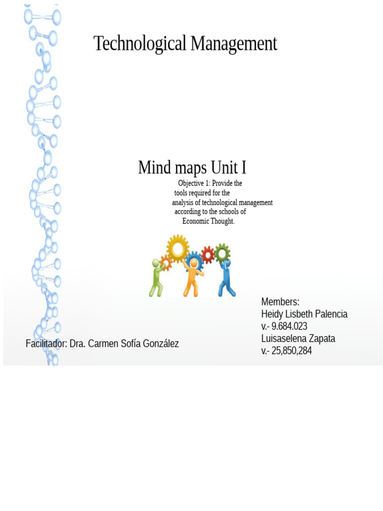 Mind Map Unit I Technological Management | PDF | Policy | Economics