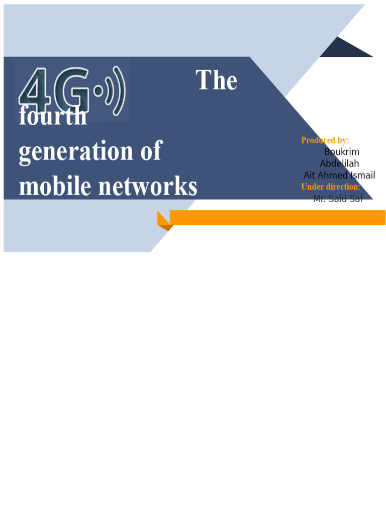 Overview of LTE 4G Network Technology | PDF | 4 G | Information And ...