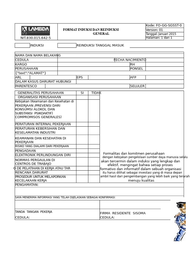 Format Untuk Pemantauan Proyek Konstruksi Lambda | PDF