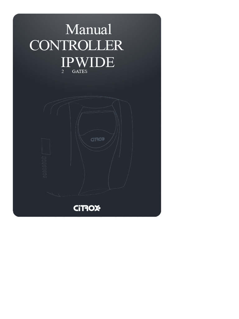 IPWide Controller Manual Rev2 | PDF | Relay | Access Control