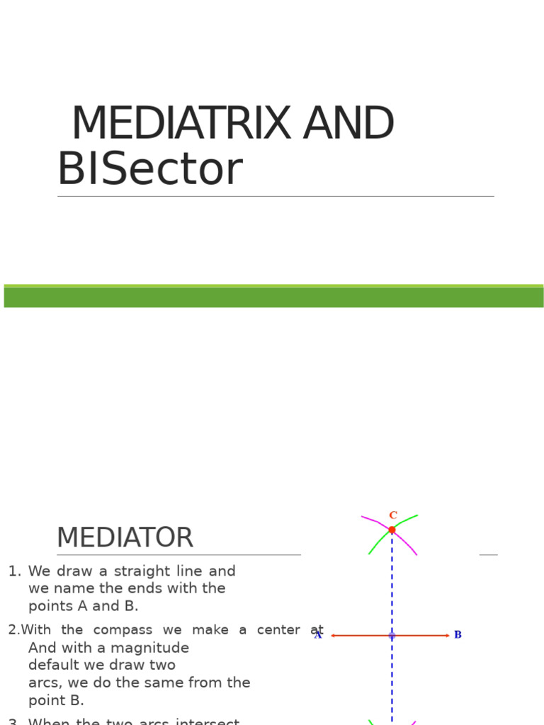 Median and Bisector | PDF