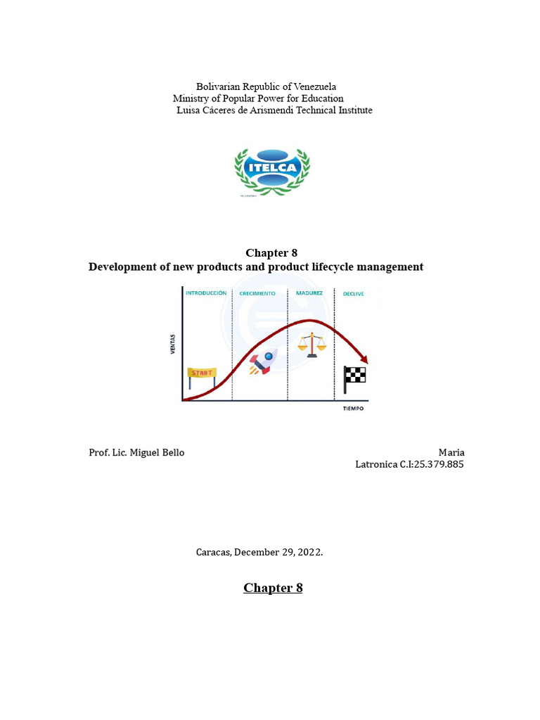 Chapter 8 Development of New Products and Product Life Cycle Management | PDF | Marketing | New ...