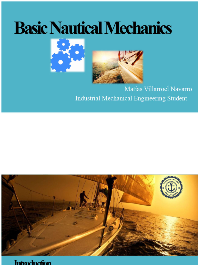 Basic Nautical Mechanics | PDF