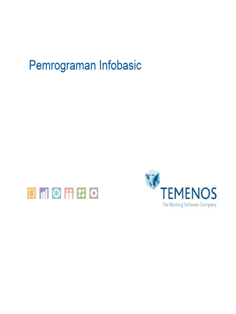 Panduan Pemrograman Infobasic T24 | PDF