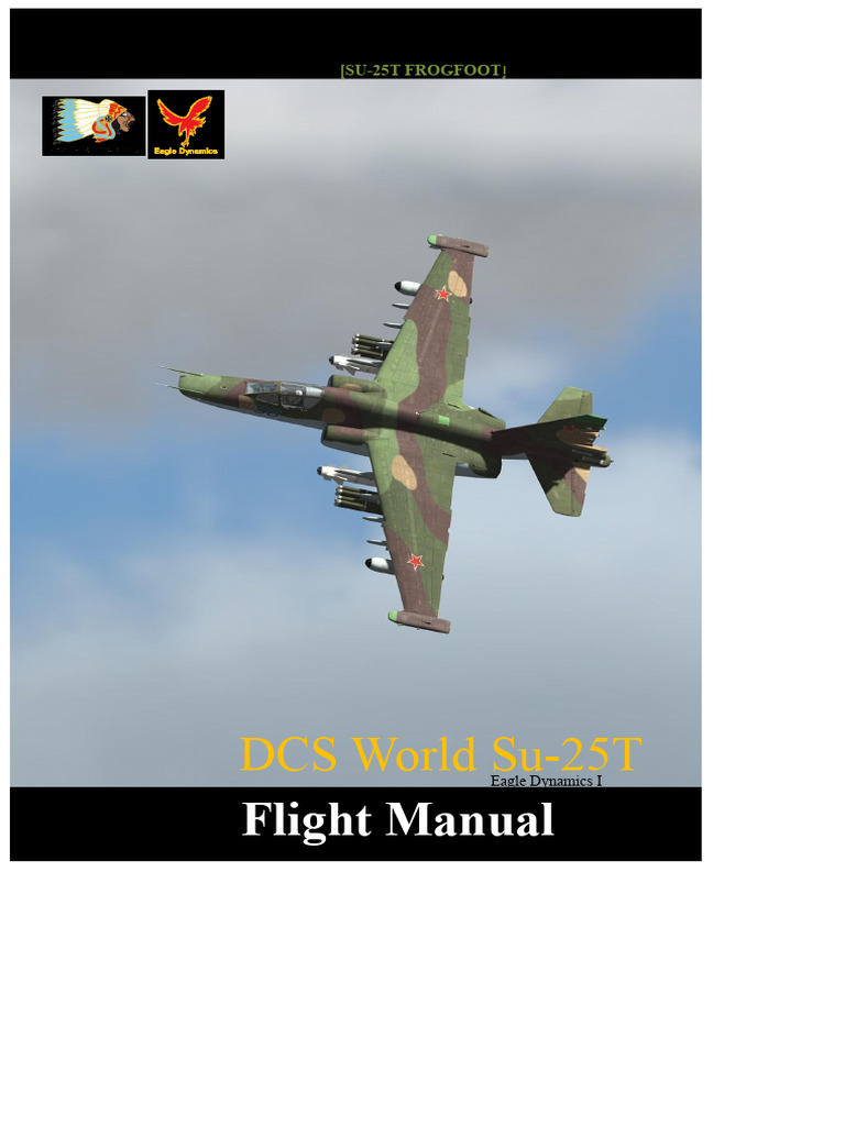 DCS World Su-25T Flight Manual PDF | PDF | Electronic Warfare | Radar