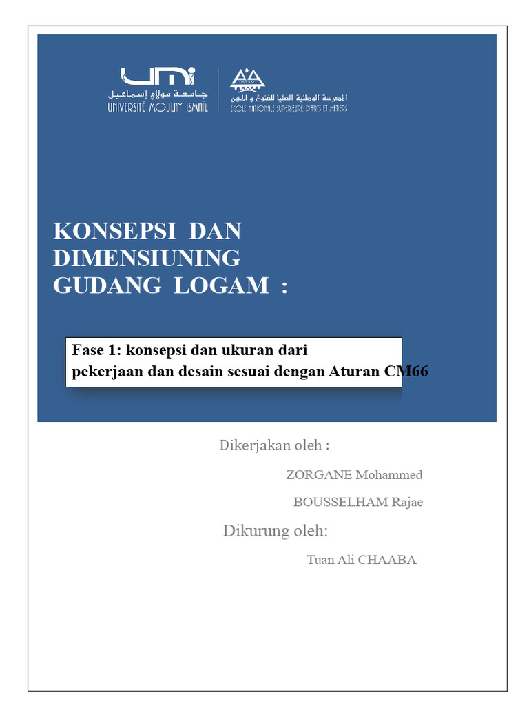 Laporan Konstruksi Logam Fase 1 Versi Final Tercatat Secara Otomatis | PDF