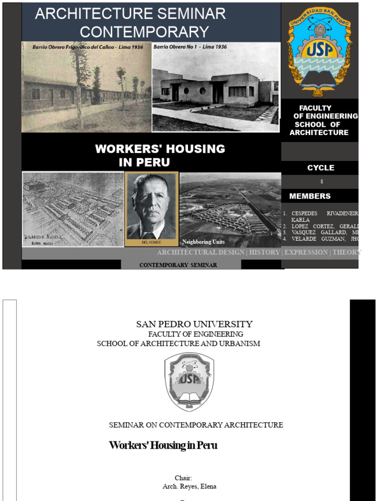 Workers' Housing in Peru: A Historical Overview | PDF