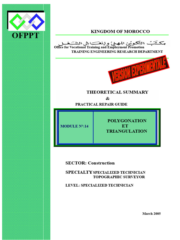 m14 - Polygonation and Triangulation Btp-tsgt - Www.bac-Ofppt.blogspot ...