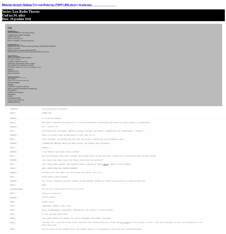 Cud na 34. ulicy | PDF
