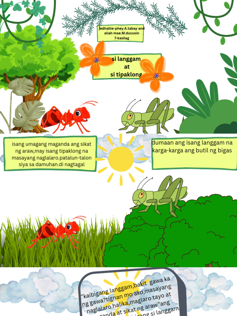 Si Langgam at Si Tipaklong - 20251110 - 210521 - 0000 | PDF