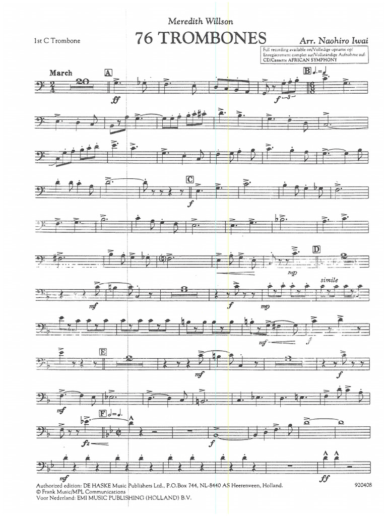 C Trombone 1 | PDF