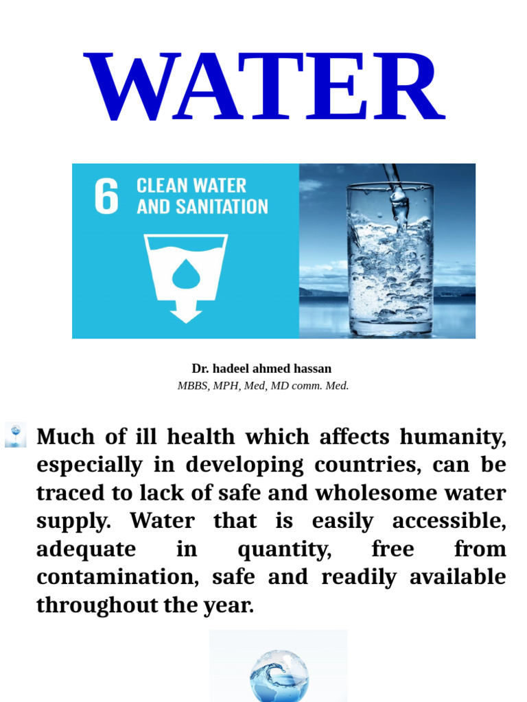 5. Water | PDF | Water Purification | Water
